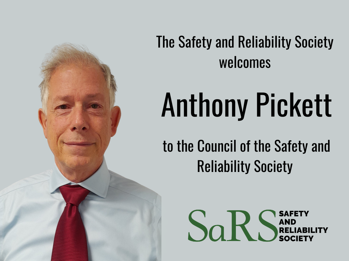 Anthony Pickett – The Safety and Reliability Society