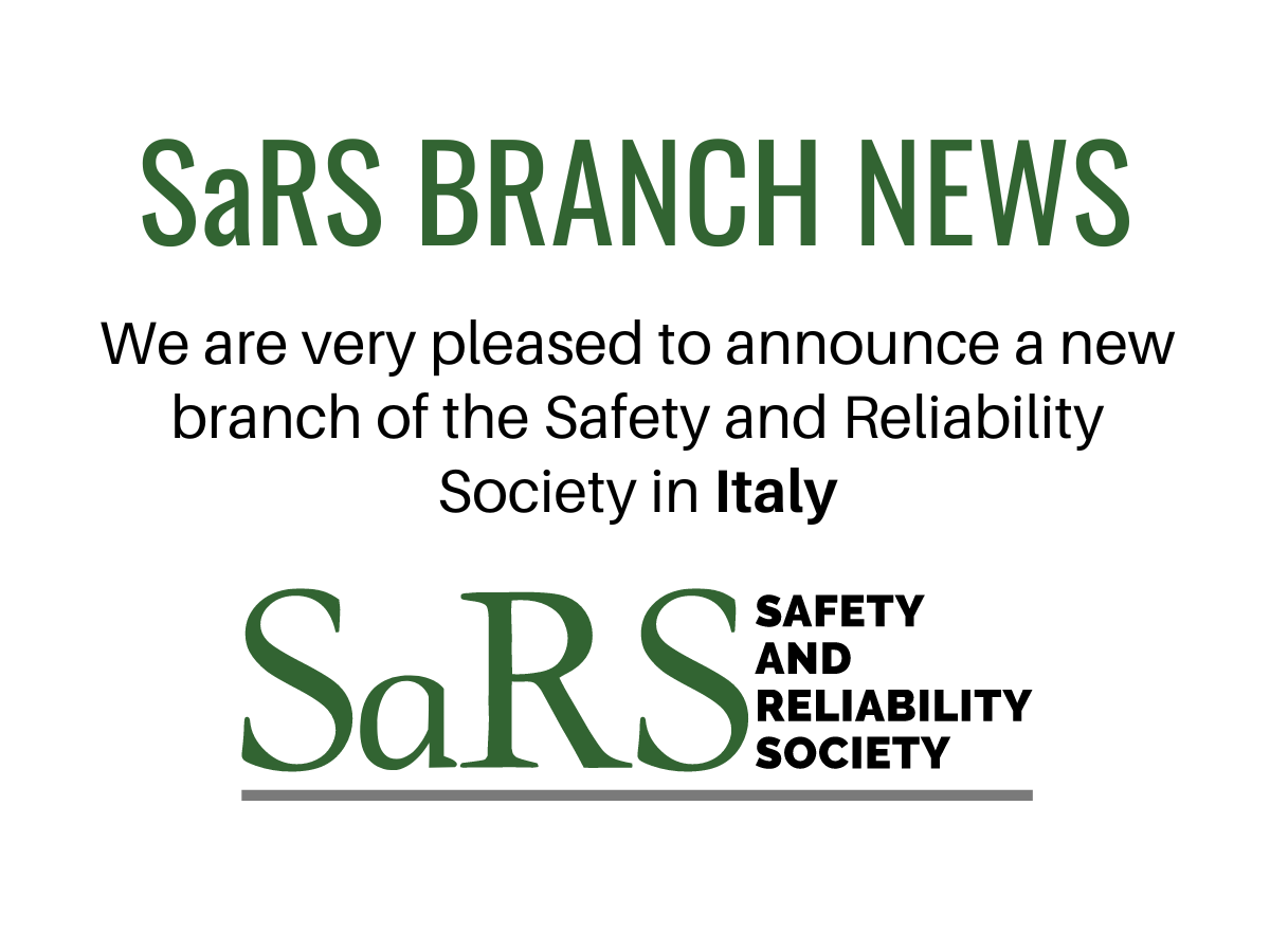 Announcing a new SaRS Branch in Italy – The Safety and Reliability Society